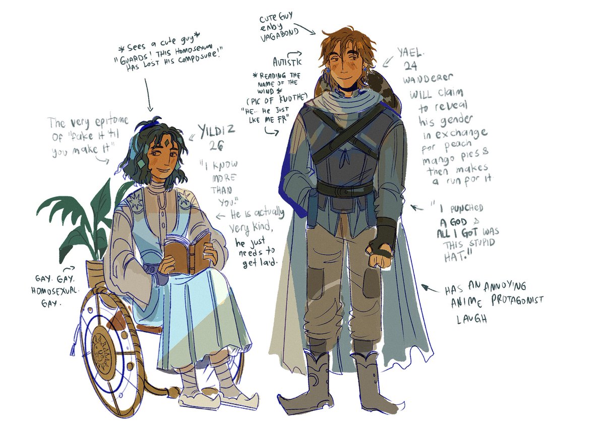 「Make sure you guys check out the comic we're working on. It'」🪬 Caleb 🪬の漫画