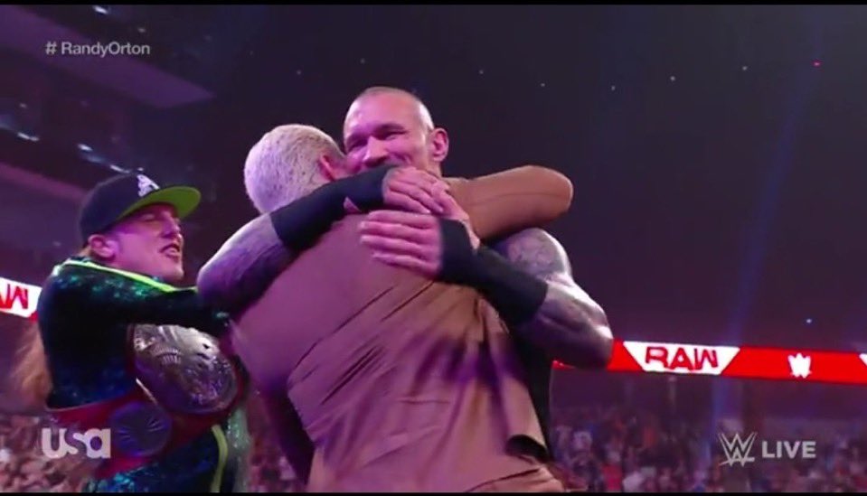 Randy Orton And John Cena Hug