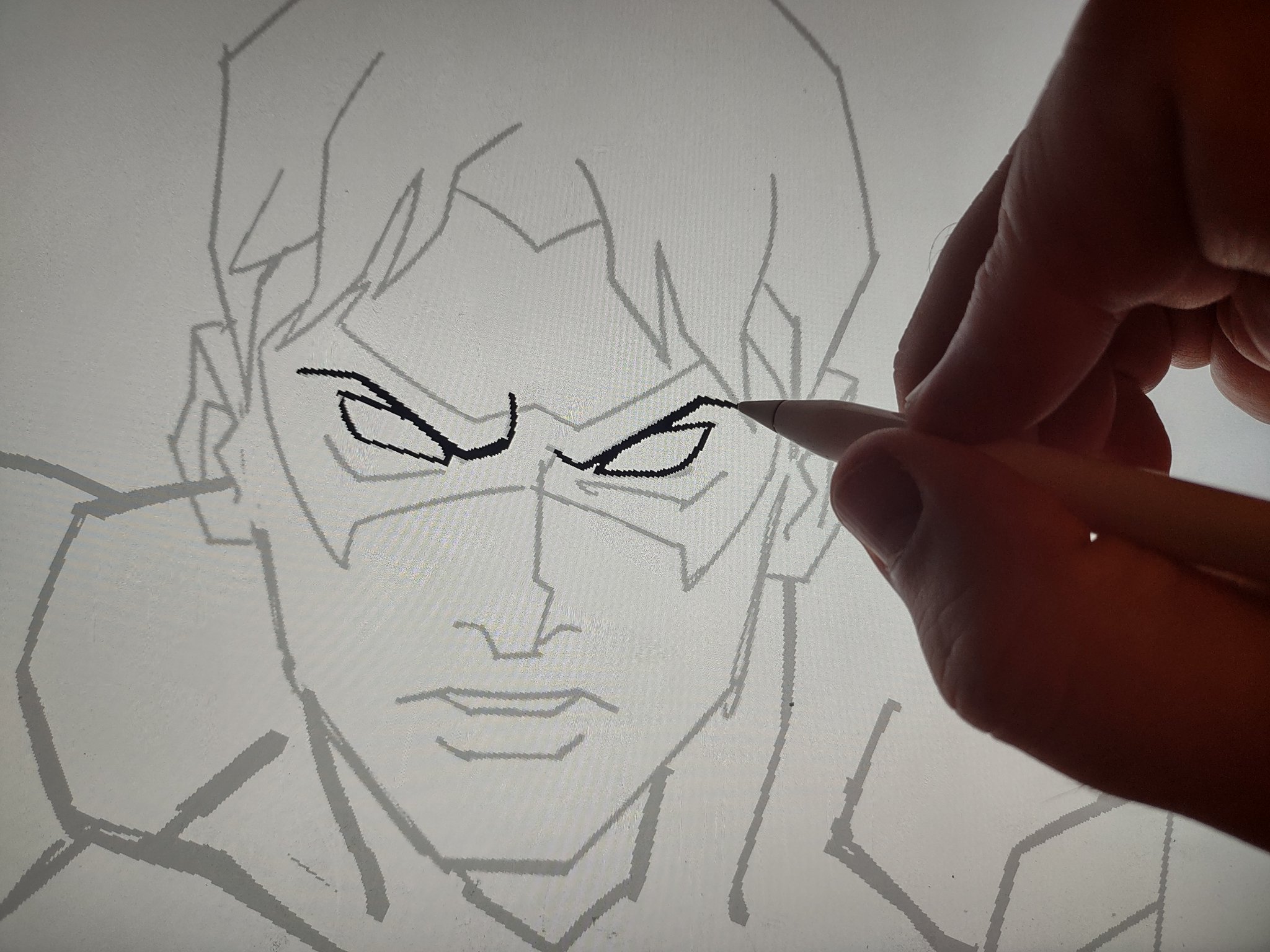 Easy Nightwing Drawings In Pencil