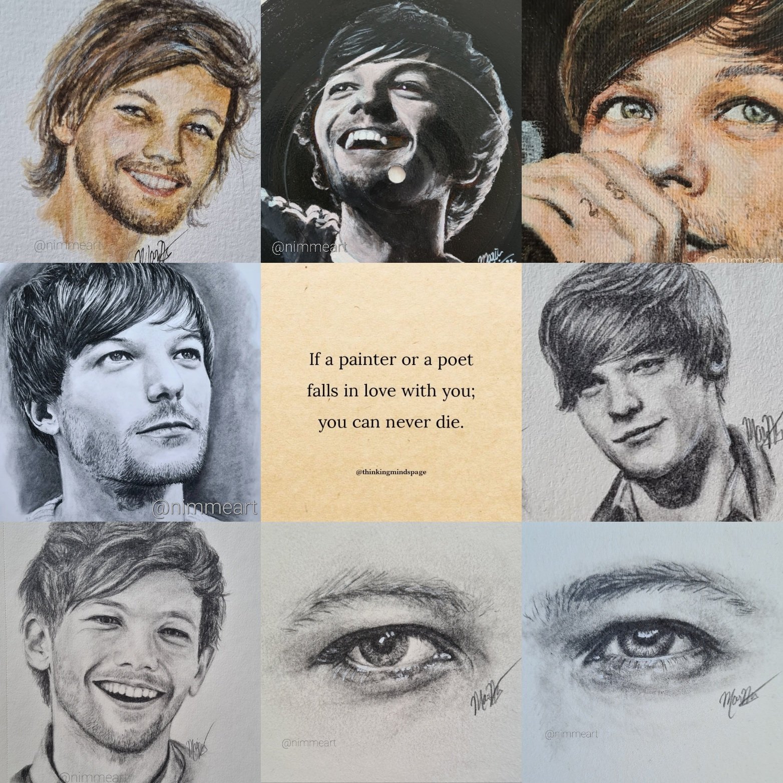 Louis Tomlinson Drawing Easy