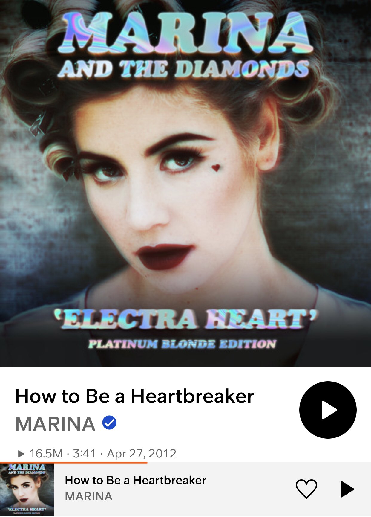 Marina And The Diamonds Cover Electra Heart