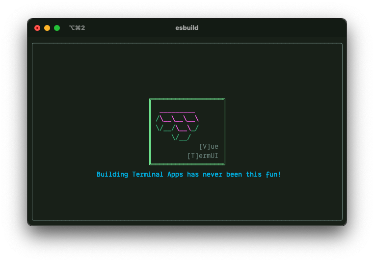 Eduardo.𝚟𝚞𝚎 on Twitter: "I'm opening Vue TermUI for sponsors this week 👀 Building Terminal Apps ...