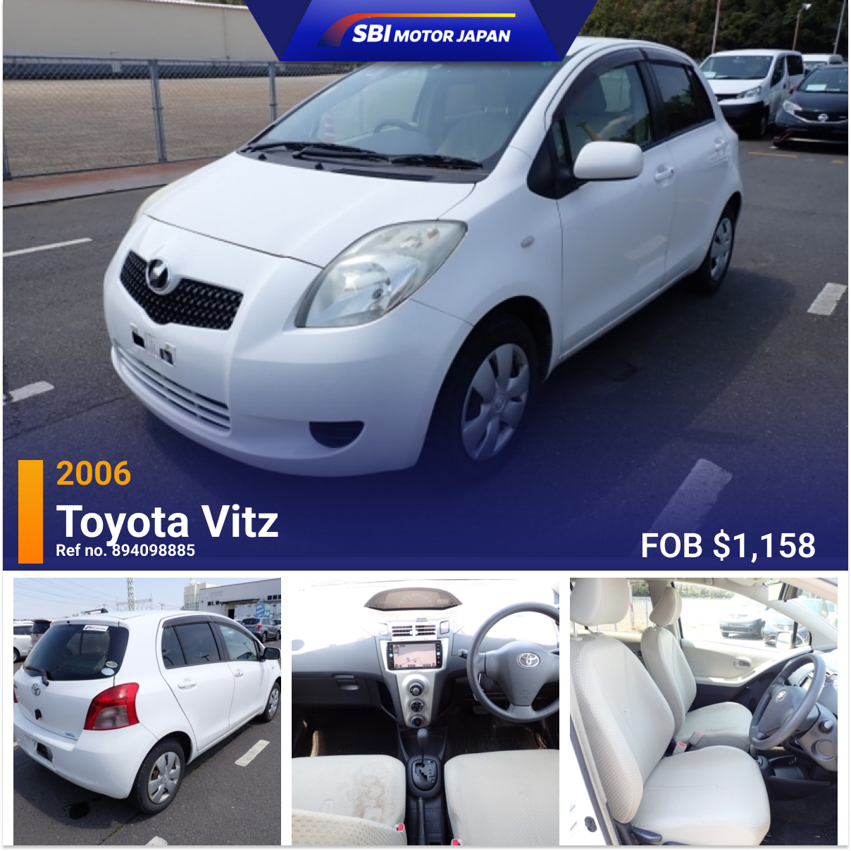 Vitz 2022 Blue