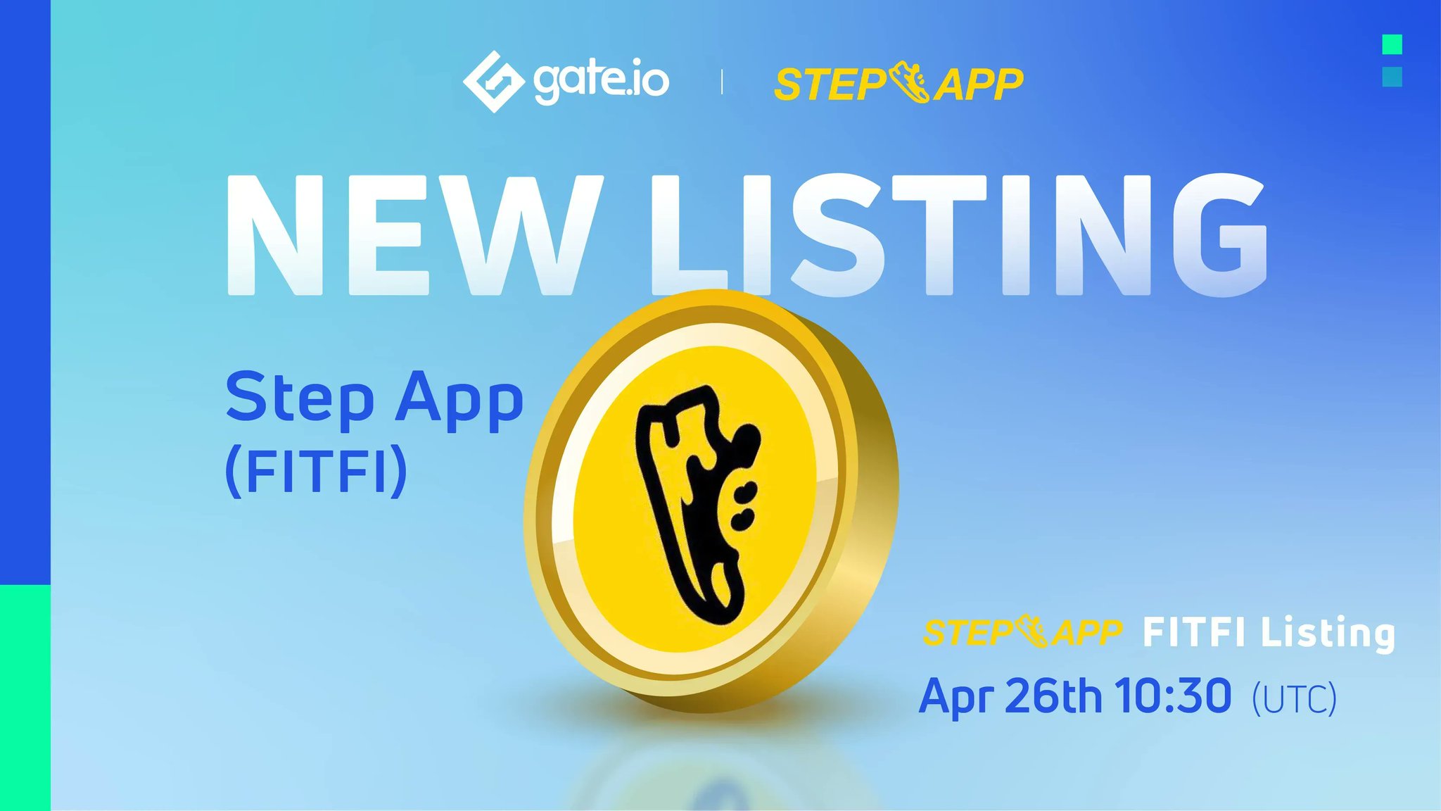 Gate.io on Twitter: "🔥 #Gateio New Listing @StepApp_ 🔥 Trading Pair: $FITFI / $USDT Trading ...