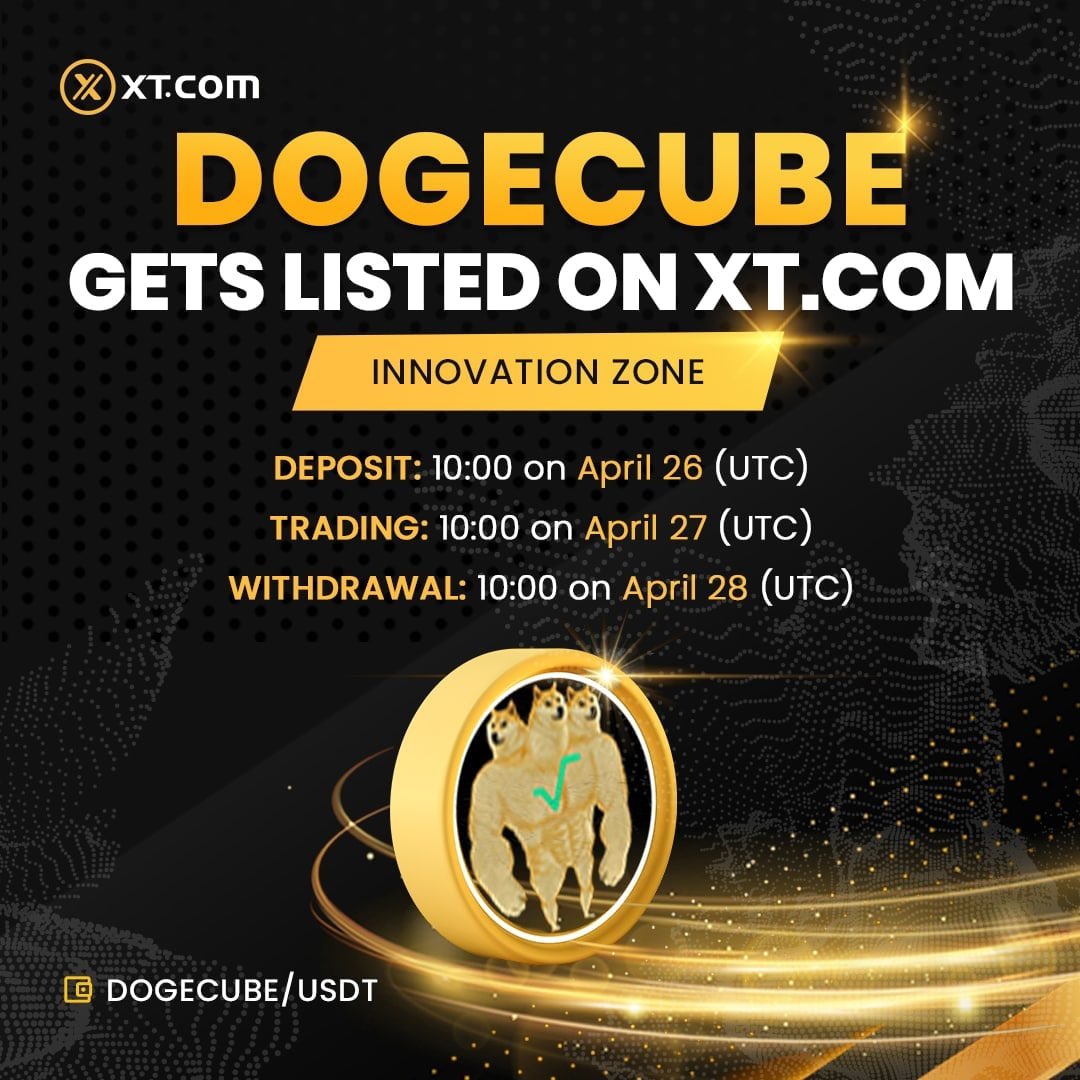 Radix DogeCube - Doge³ on Twitter: "#DOGECUBE is happy to announce its new listing on XT : https ...