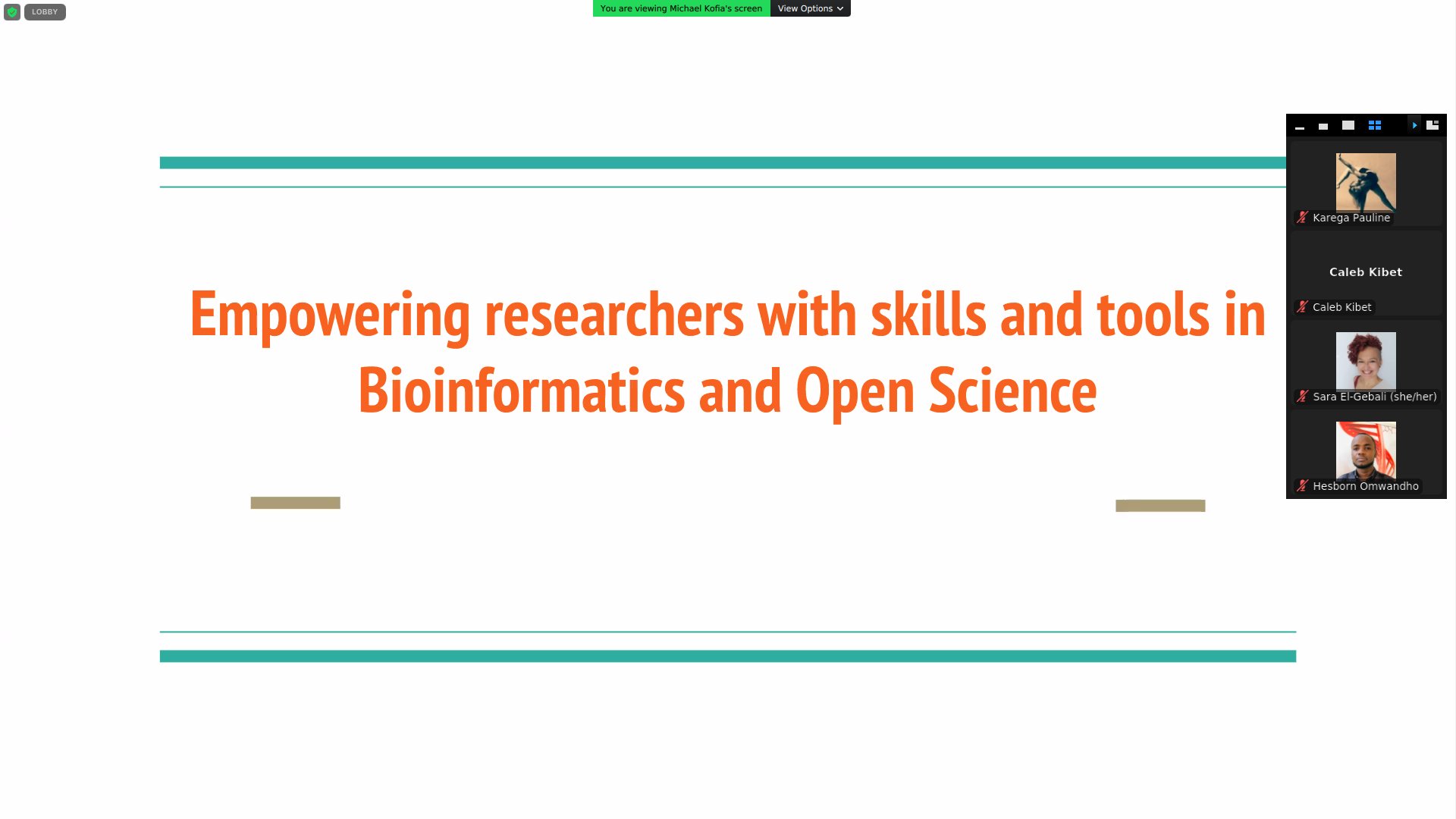 Bioinformatics Hub of Kenya on Twitter: "We are live!! Join us for the #BOSSCon2022. You can ...