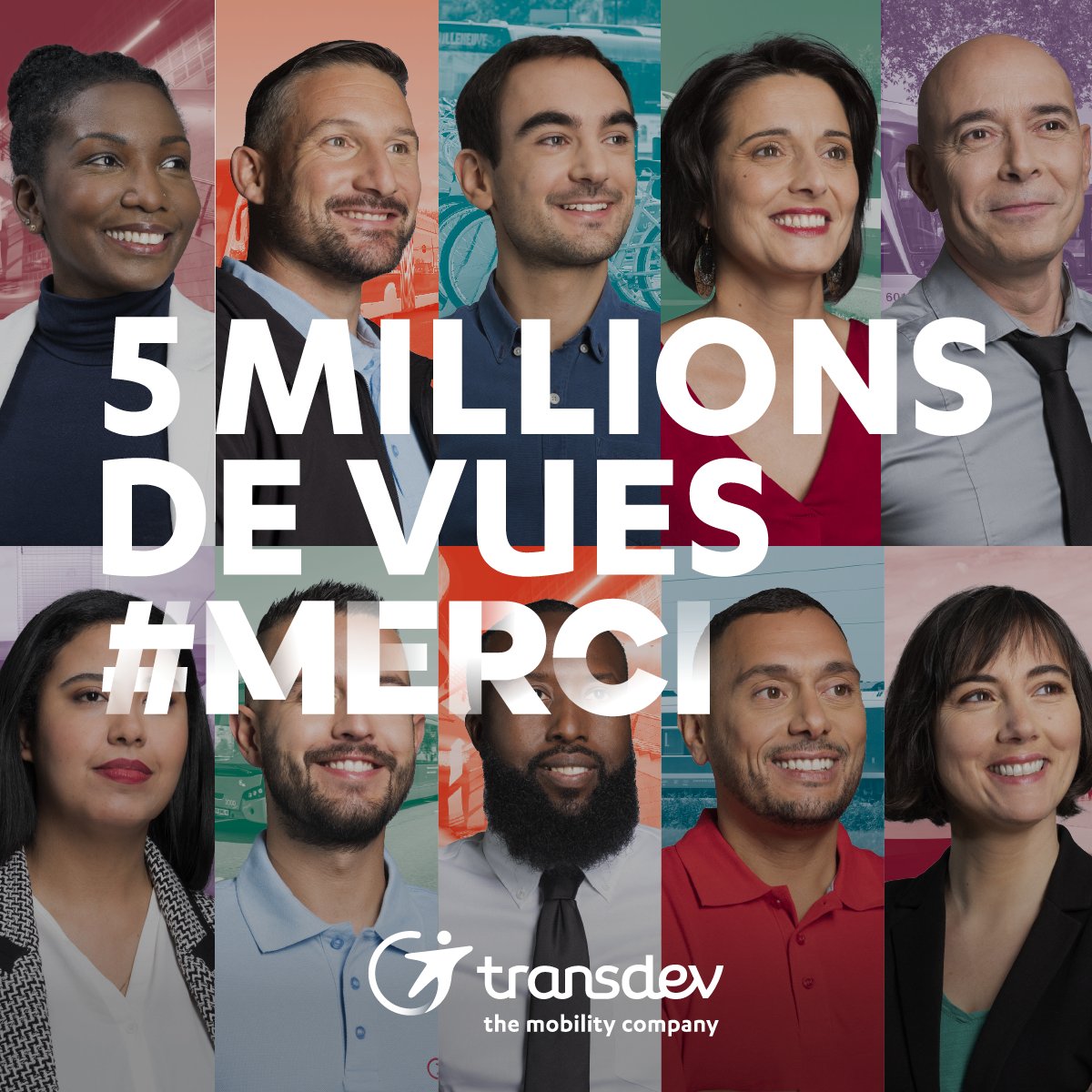 Transdev Group on Twitter: "[Thanks 🙏] Over 5️⃣ million views on our Purpose Campaign. Thank you ...