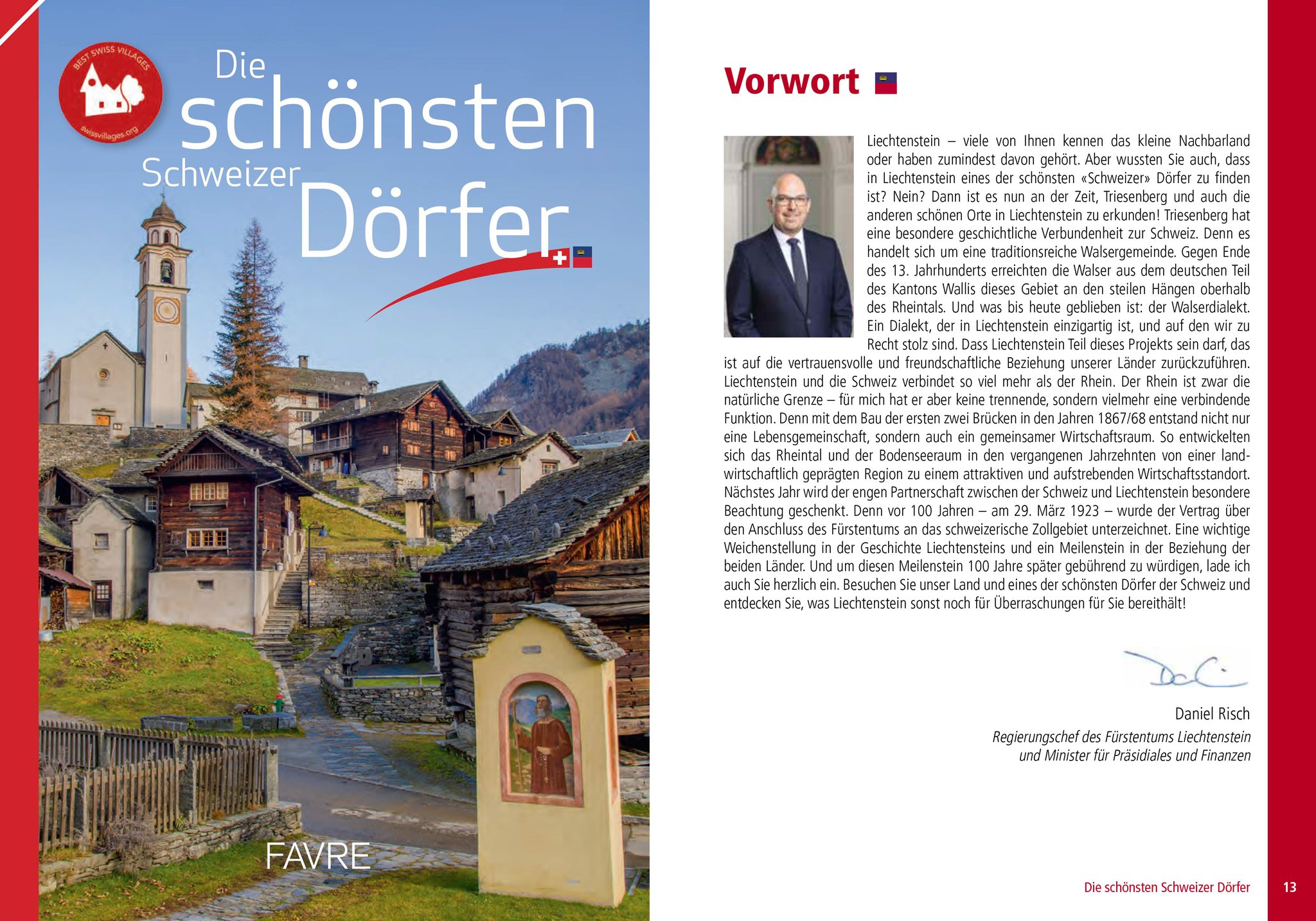 Dr. Daniel Risch on Twitter: "Schon gesehen? Unsere wunderschöne Walsergemeinde #Triesenberg hat ...