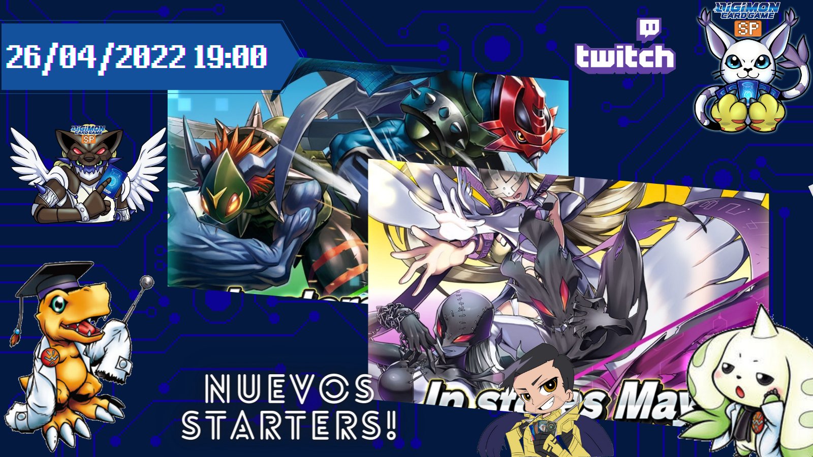 Digimon TCG SP on Twitter: "[REPASO STARTERS] Hoy haremos EL SORTEO DEL TAPETE DE LA TAMERS!!! Y ...
