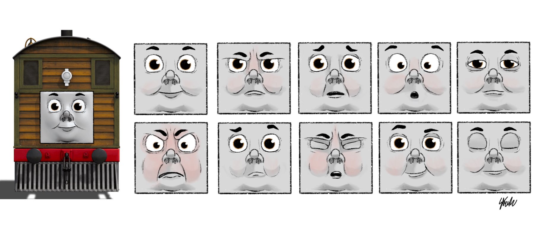 Toby Thomas And Friends Face