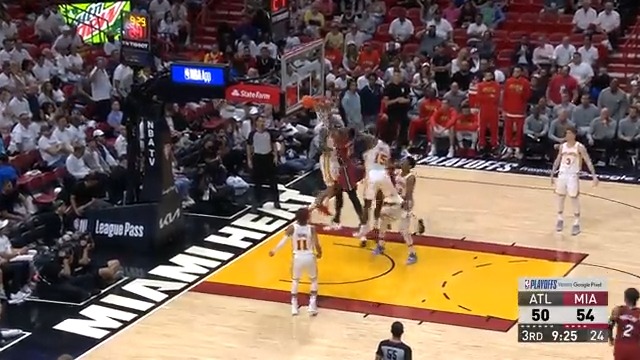 NBA on Twitter: "Bam cleans up the glass with a putback jam. #NBAPlayoffs presented by Google ...
