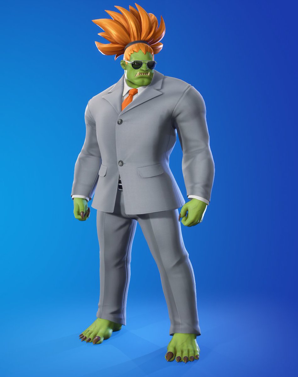 🔥 The "Blanka Delgado" suit in Fortnite is actually inspired by Rival Schools' Boman Delgado ...