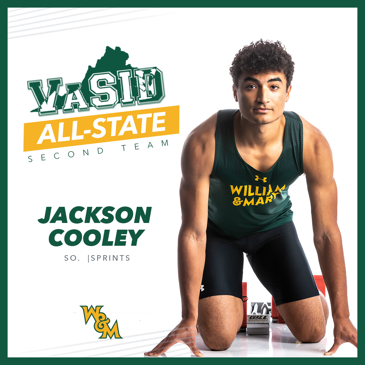 William & Mary Tribe XC/Track and Field on Twitter: "🥇Jackson Cooley VaSID Second-Team, Let's Go ...