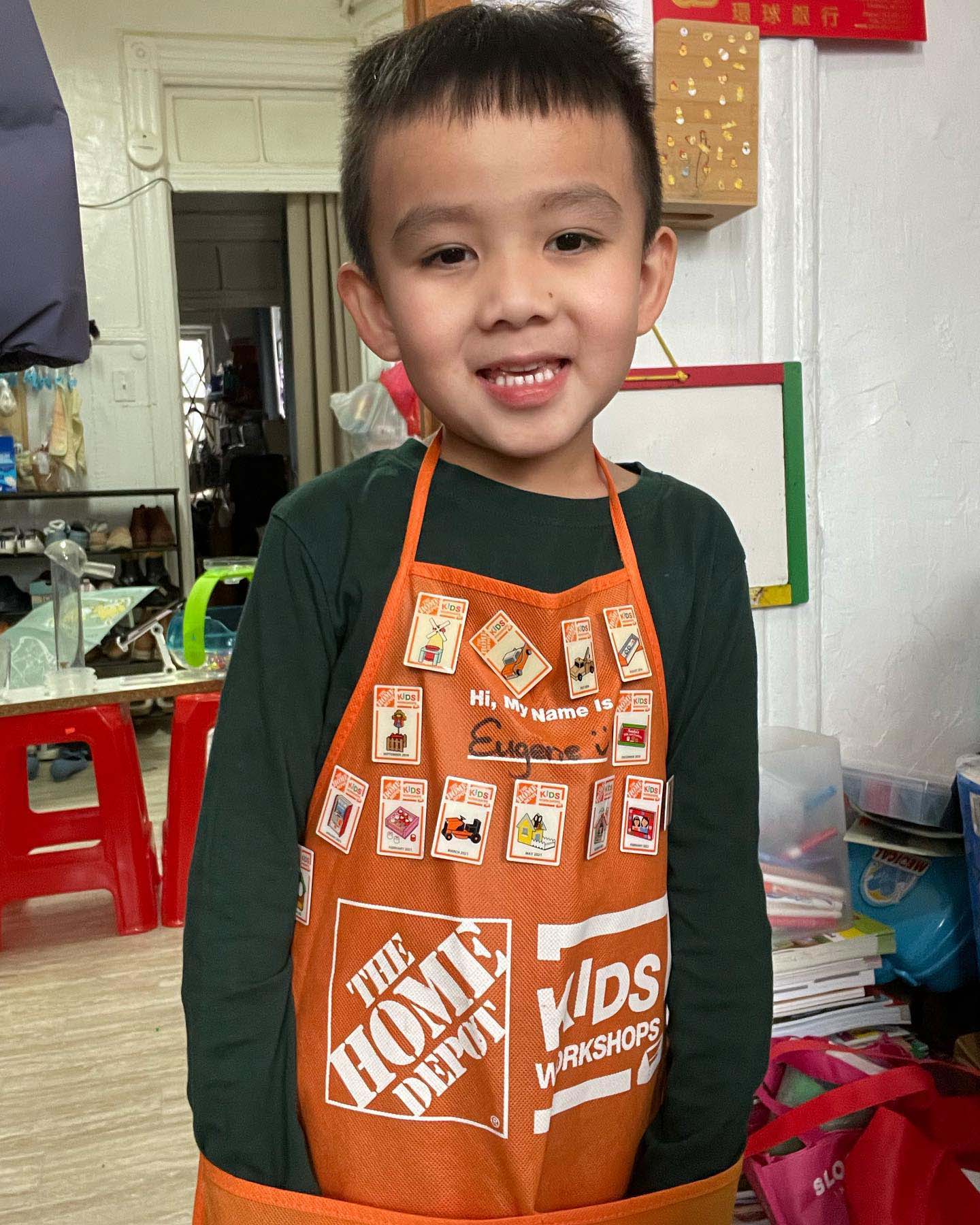 Home Depot Apron Back