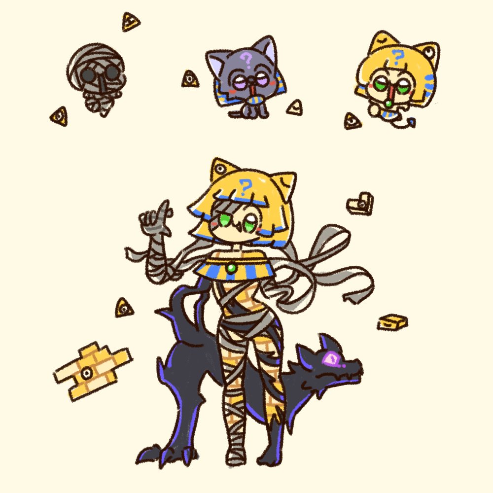 「Tiny riddle monsters, the best rival of 」|ぬめのこのイラスト