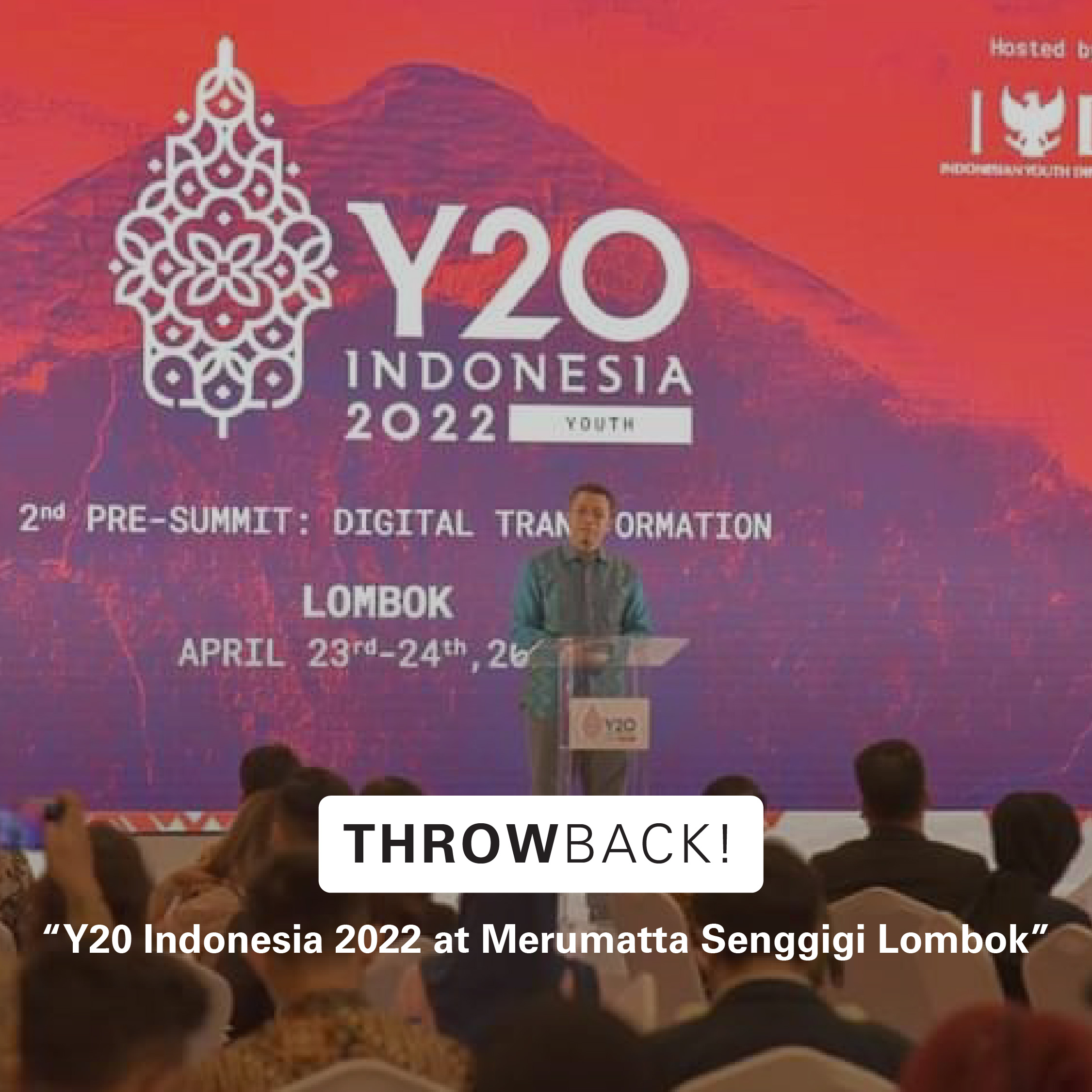 Hotel Indonesia Group on Twitter: "[TRHOWBACK] The 2nd Pre-Summit Y20 Indonesia 2022 at ...
