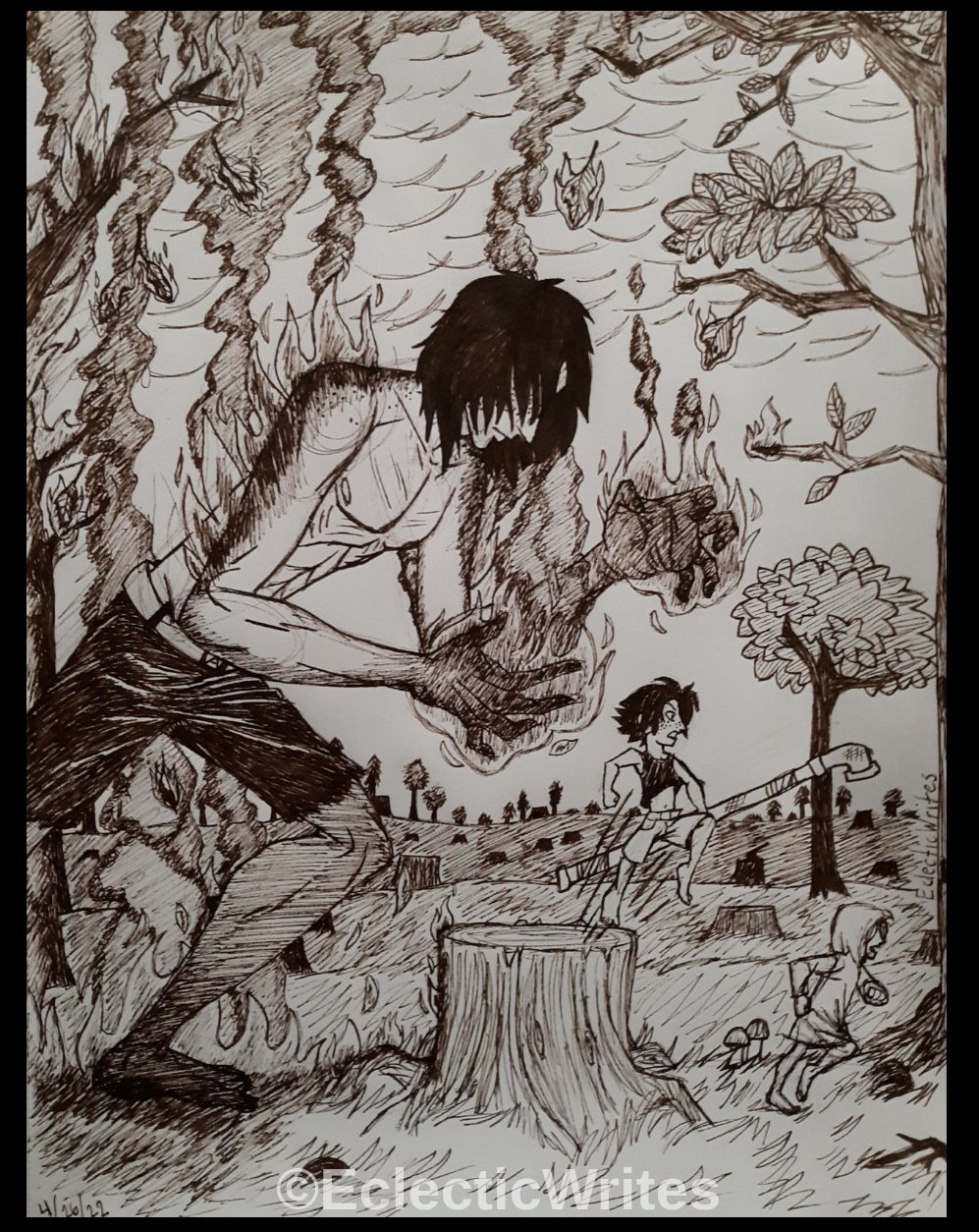 Lord Of The Flies Roger Drawing