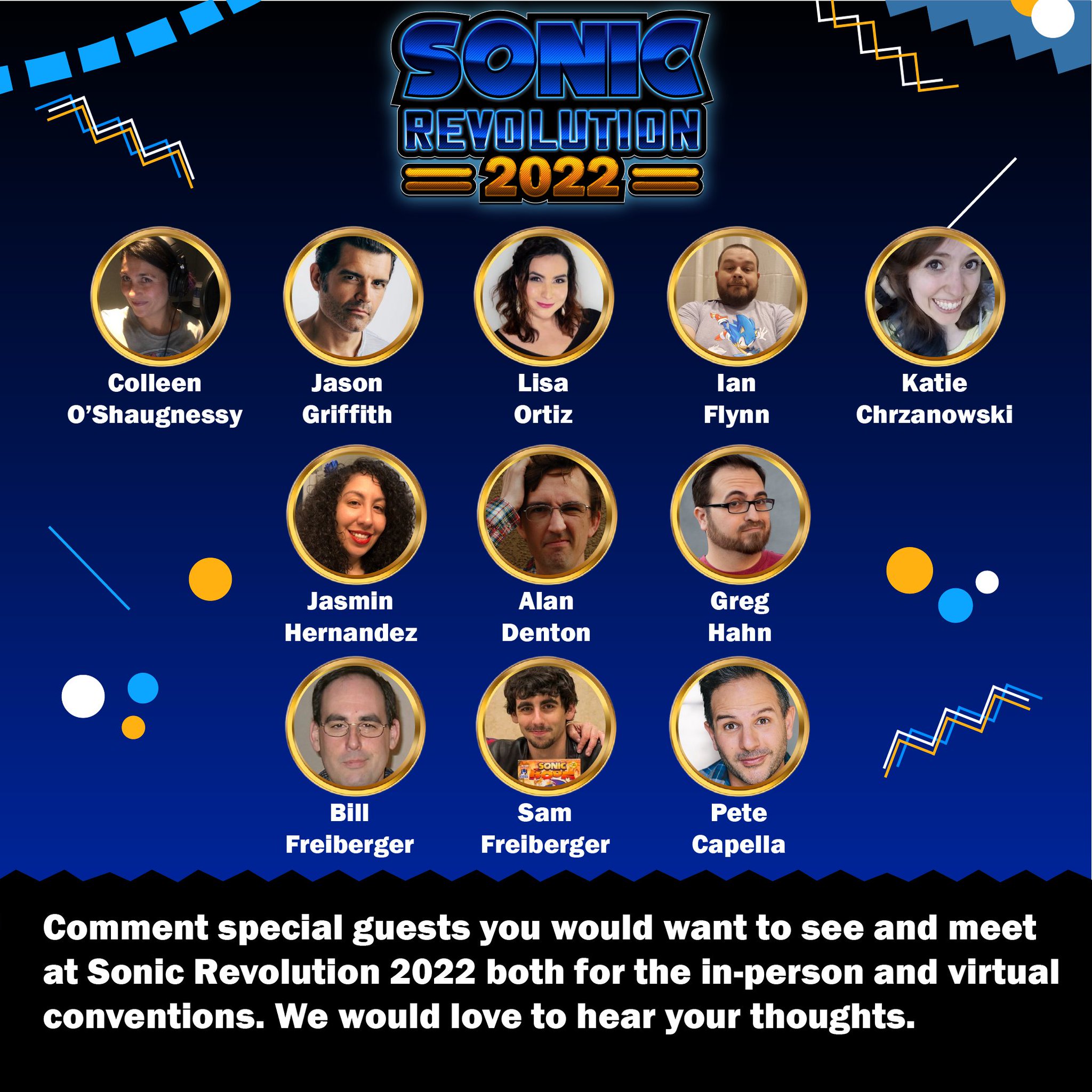 Sonic Revolution on Twitter: "Comment below of special guests you would love to meet at both the ...