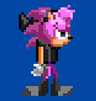 Classic Amy Rose Sprites
