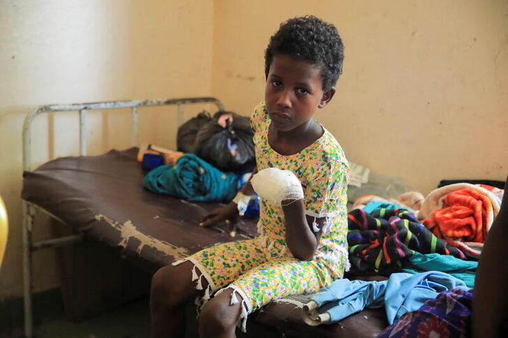 Sick Children In Africa