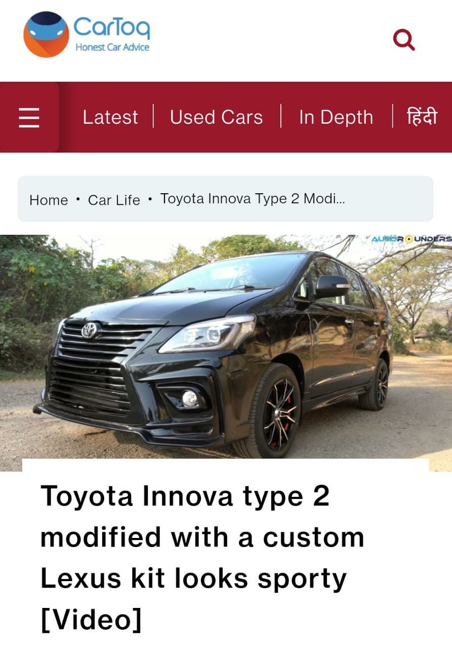 Toyota Innova 2022 Modified