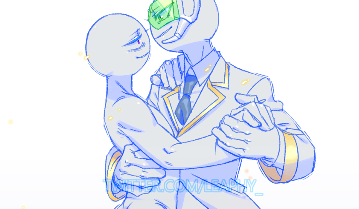 Leenah 🐸 MO4 Brainrot on Twitter: "RT @leaphy_: 【Bloody Tango】👔Σ"