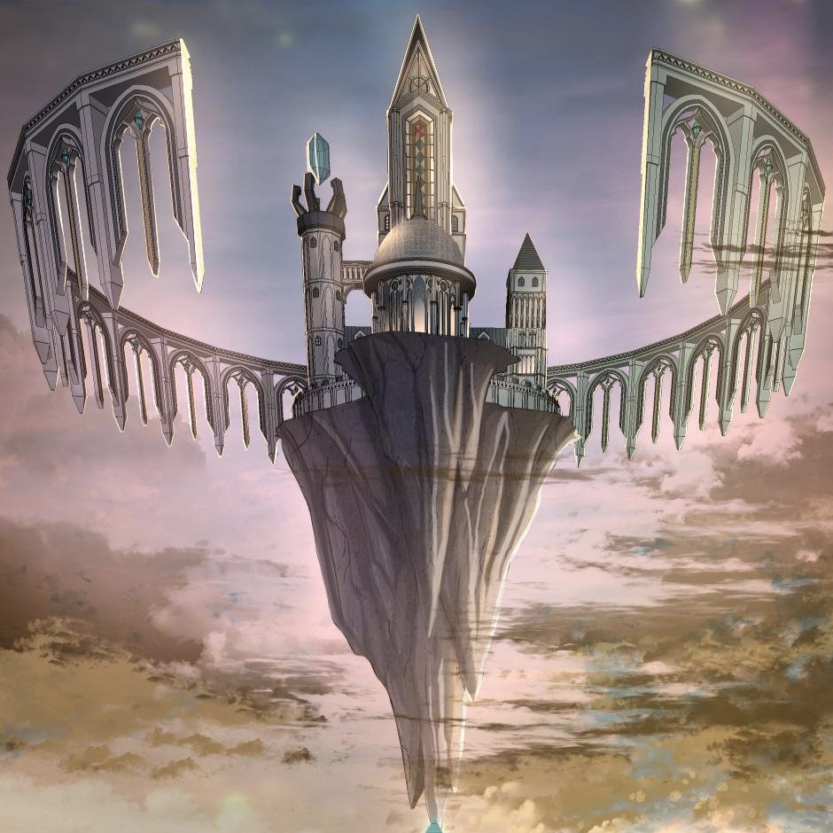 Floating Castle Drawing