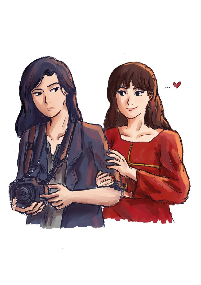 「Here is the first draft of my gl story i」|Kai 🤡のイラスト