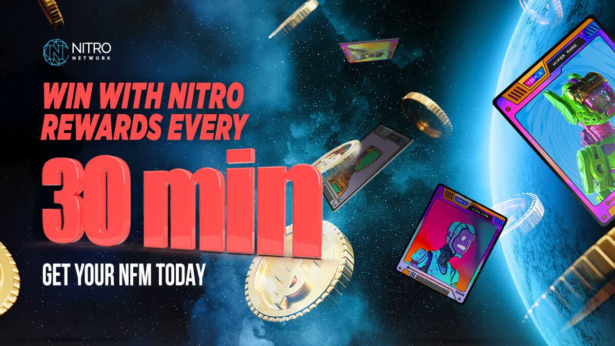 Nitro Network 🔺 on Twitter: "Join the winning team with Nitro NFMs! 🥇🏆 Earn $NCASH EVERY half ...