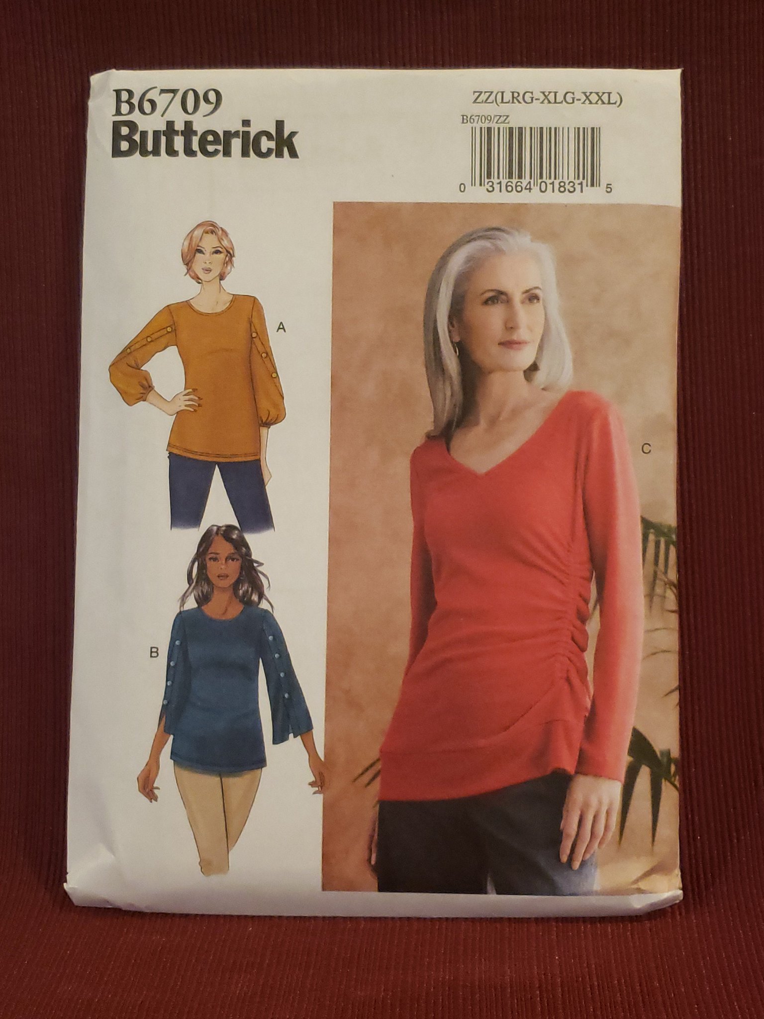 Imagine Quilts And More on Twitter: "Misses/Women's Close Fitting Tops Butterick Sewing Pattern ...