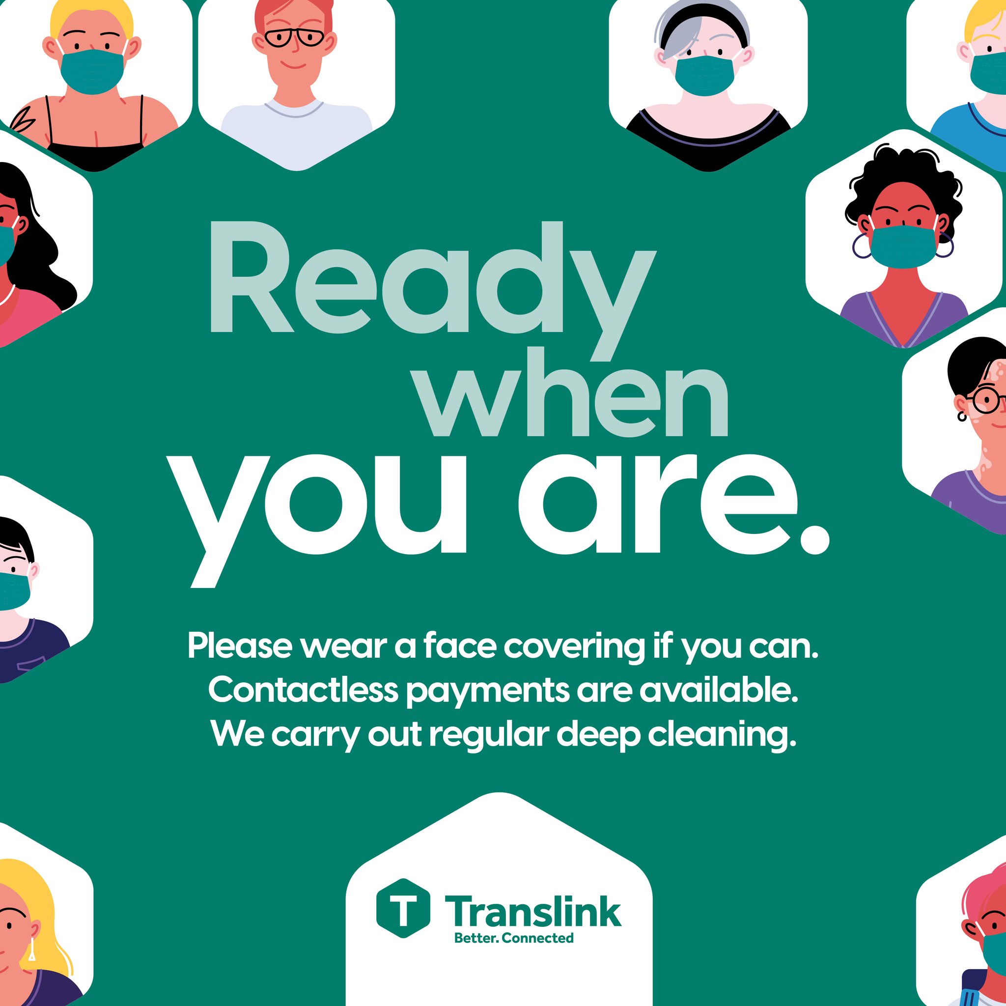 Translink on Twitter: "#LetsGoSafelyTogether #BetterConnected https://t.co/0ShYgFNeeJ" / Twitter