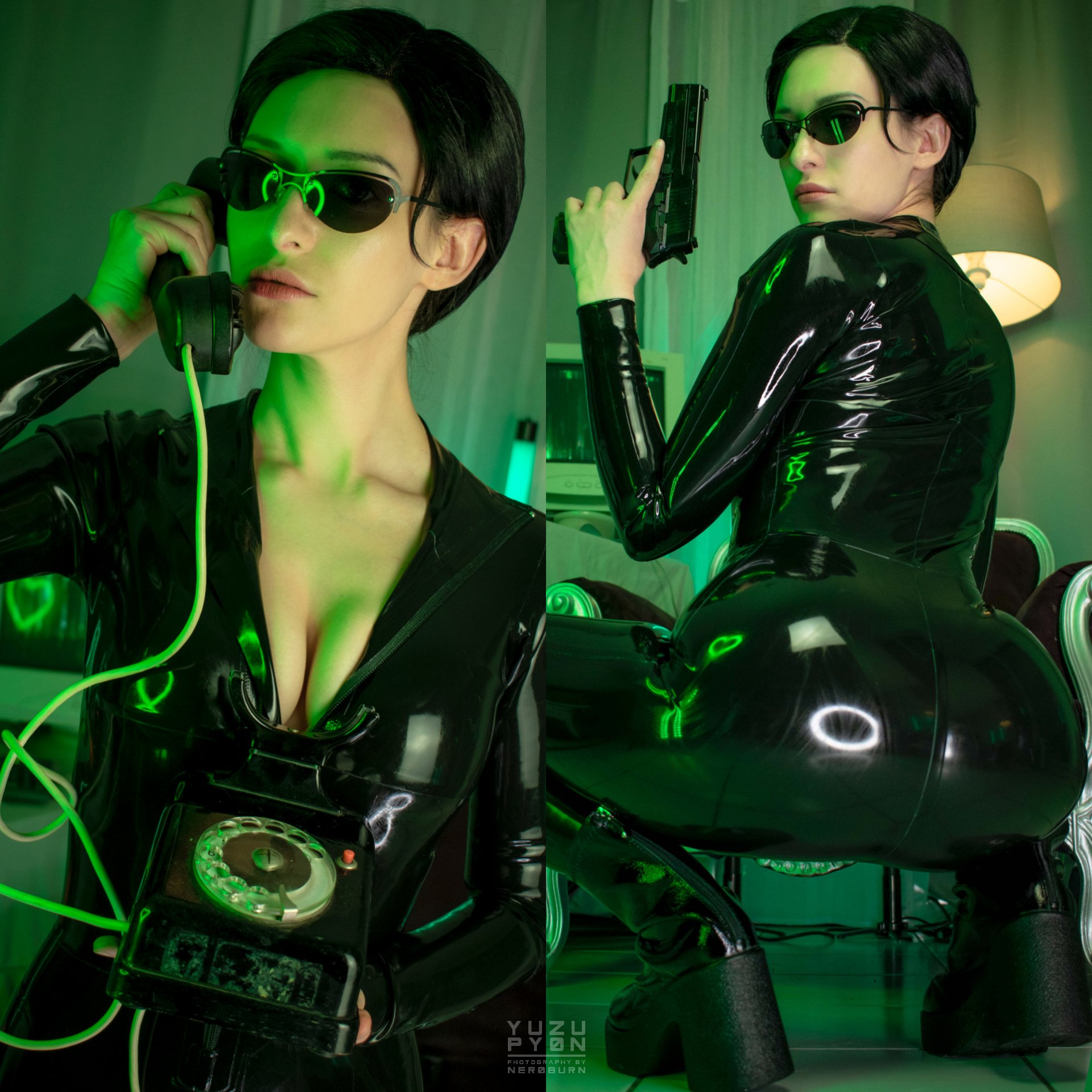 ʏ ᴜ ᴢ ᴜ ᴘ ʏ ᴏ ɴ 💜 on Twitter: "My Trinity Cosplay from The Matrix 💚 https://t.co/Qrbt1XuTsE ...
