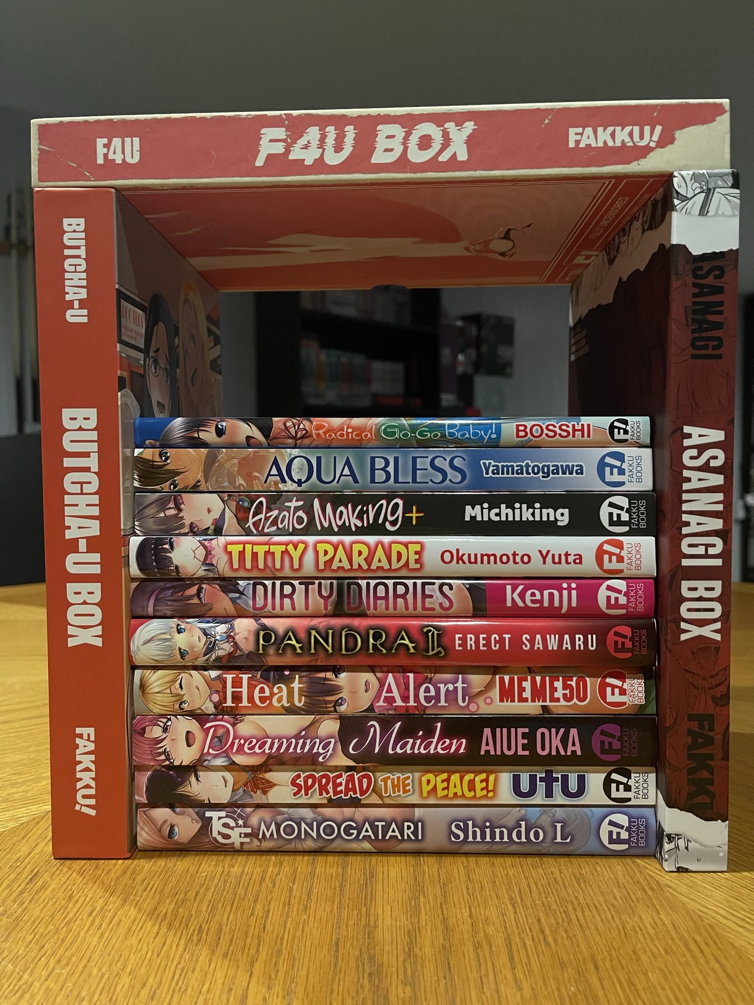 FAKKU on Twitter: "RT @ProjectFORBIDEN: Books finally came in! Can’t wait to dive into them ...