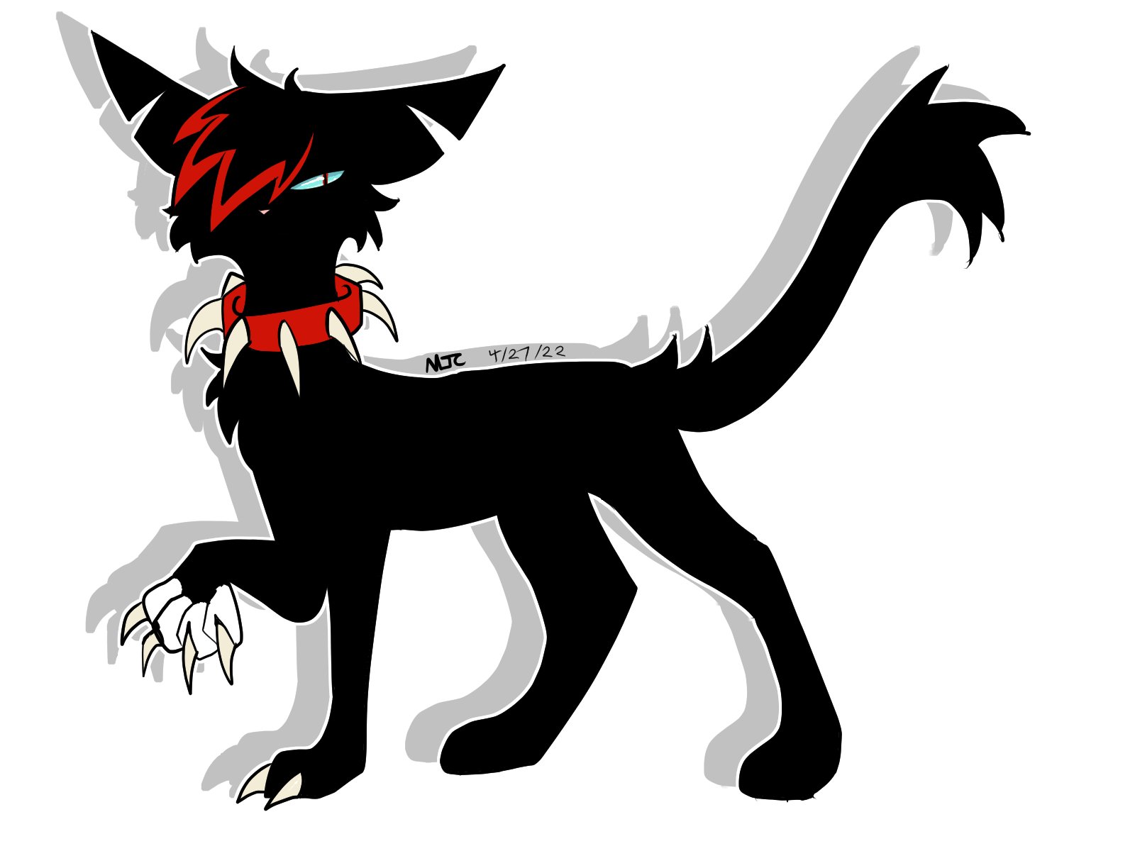 Warrior Cats Lineart Scourge