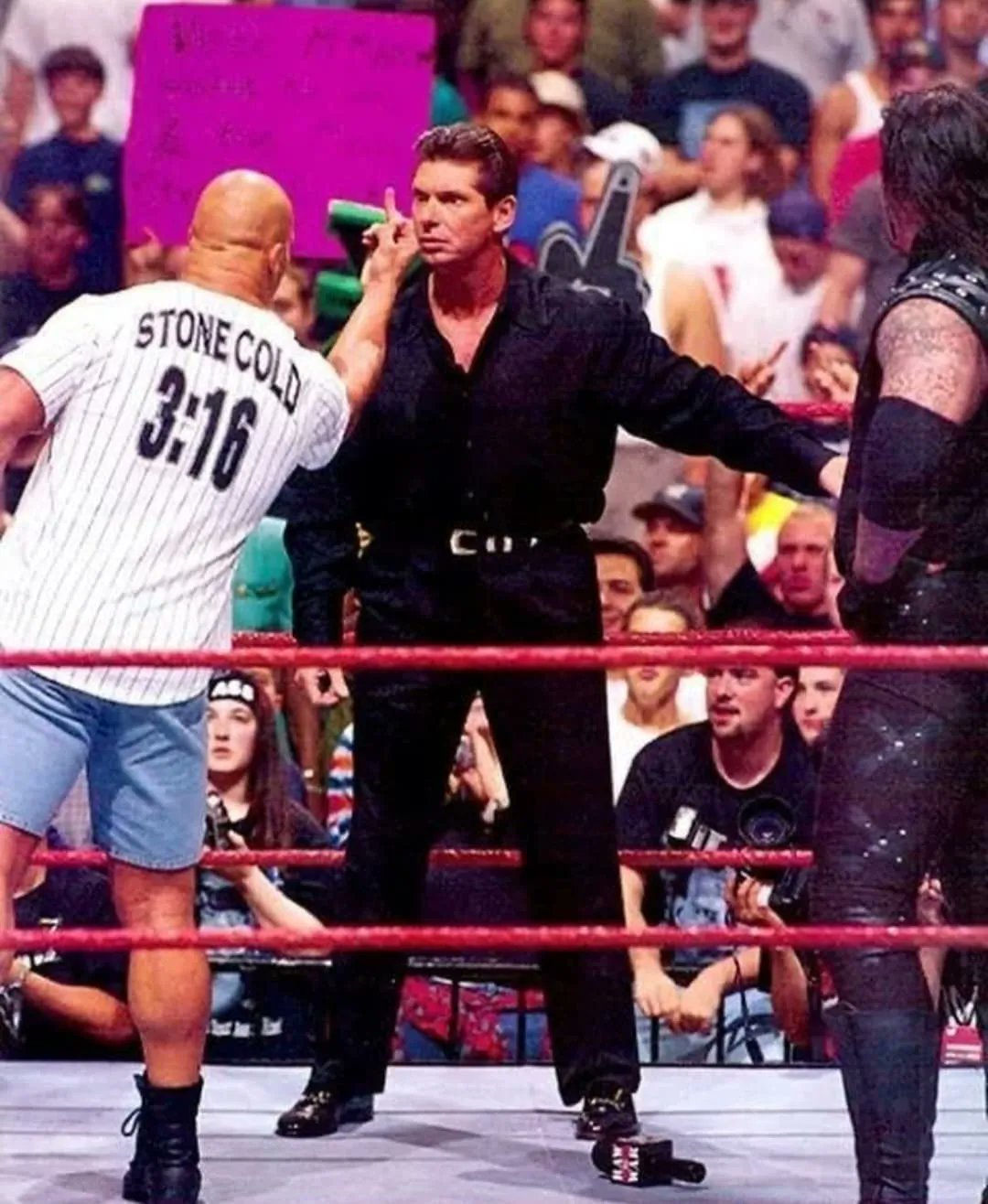 Stone Cold Steve Austin Flipping The Bird