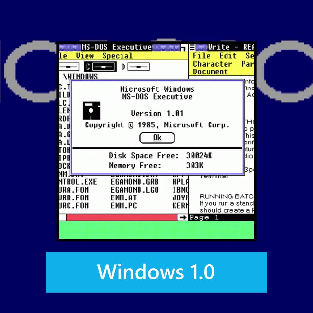 Microsoft Windows 1985