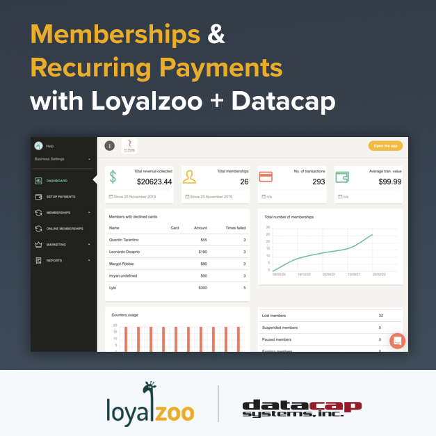 Datacap Systems, Inc on Twitter: "Add support for memberships with recurring payments with ...
