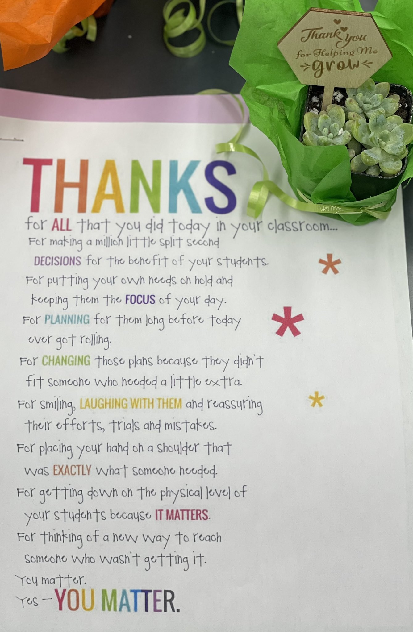 Teacher Appreciation Message From Student To Parents Funny Teacher ...