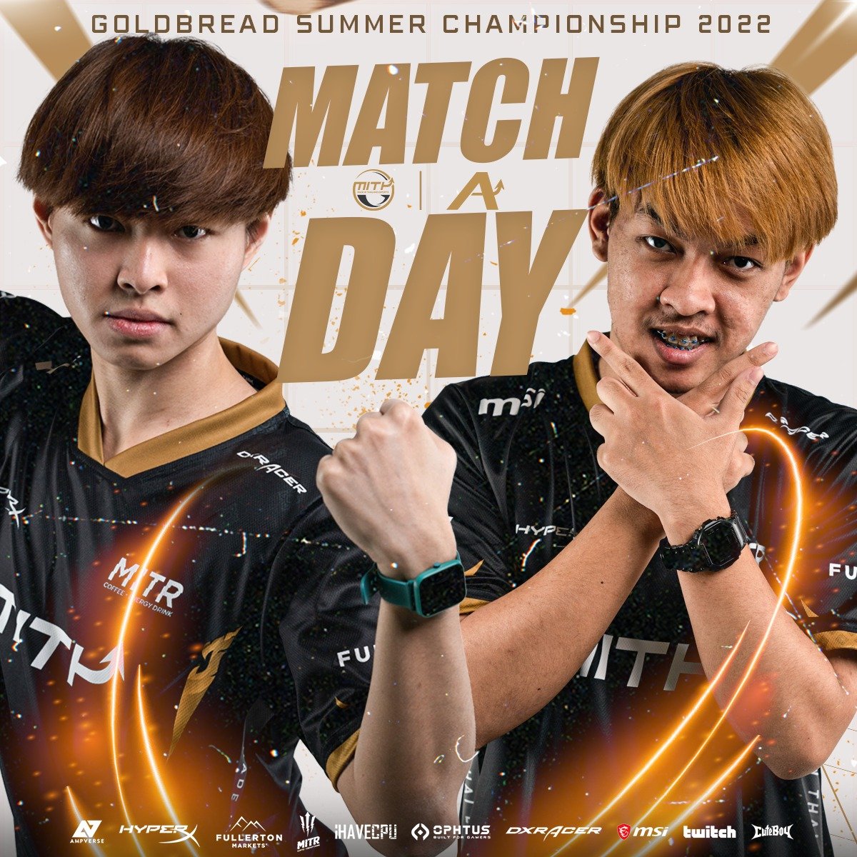 MiTHeSports on Twitter: "💛 FuZio ขอลุยต่อ รายการ GoldBread Summer Championship 2022 เพื่อคัดหา 8 ...