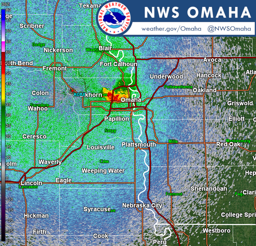 Nws Omaha On Twitter Parts Of The Omaha Metro Area Had A Thunderstorm