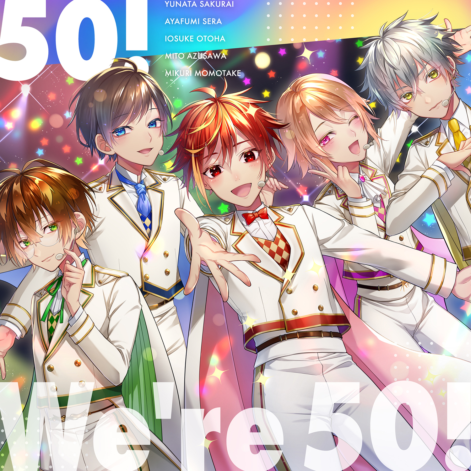 URAMITE!(ウラミテ)公式 on Twitter: "新曲の曲名は「We're 5O!」 CDジャケット、見て 三斗 #ウラミテ1周年記念パーティー https://t.co ...