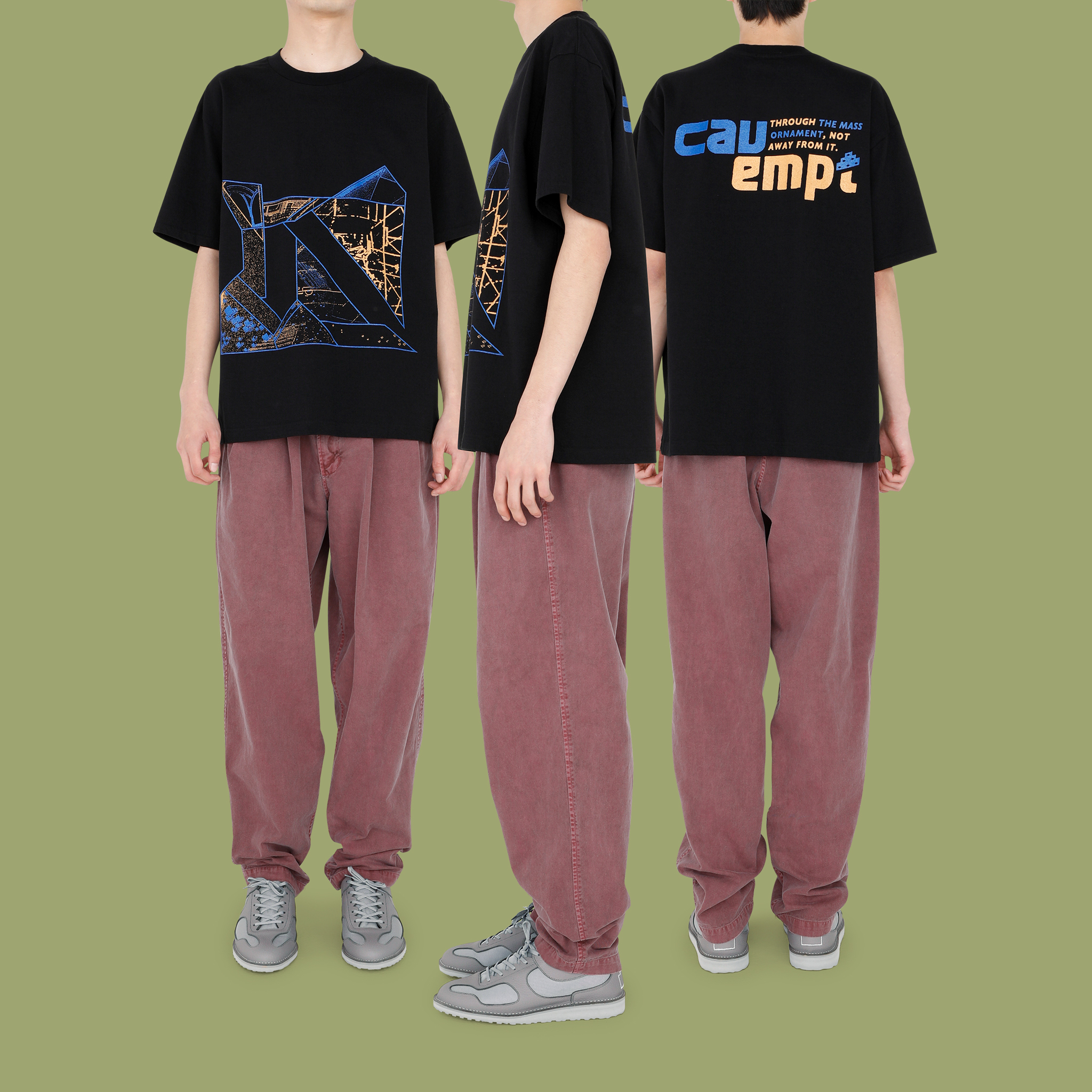 【ファッション通販】 本日最終日C.E/CAVEMPT OVERDYE TWO TUCK PANTS チノパン - regularanimal.com
