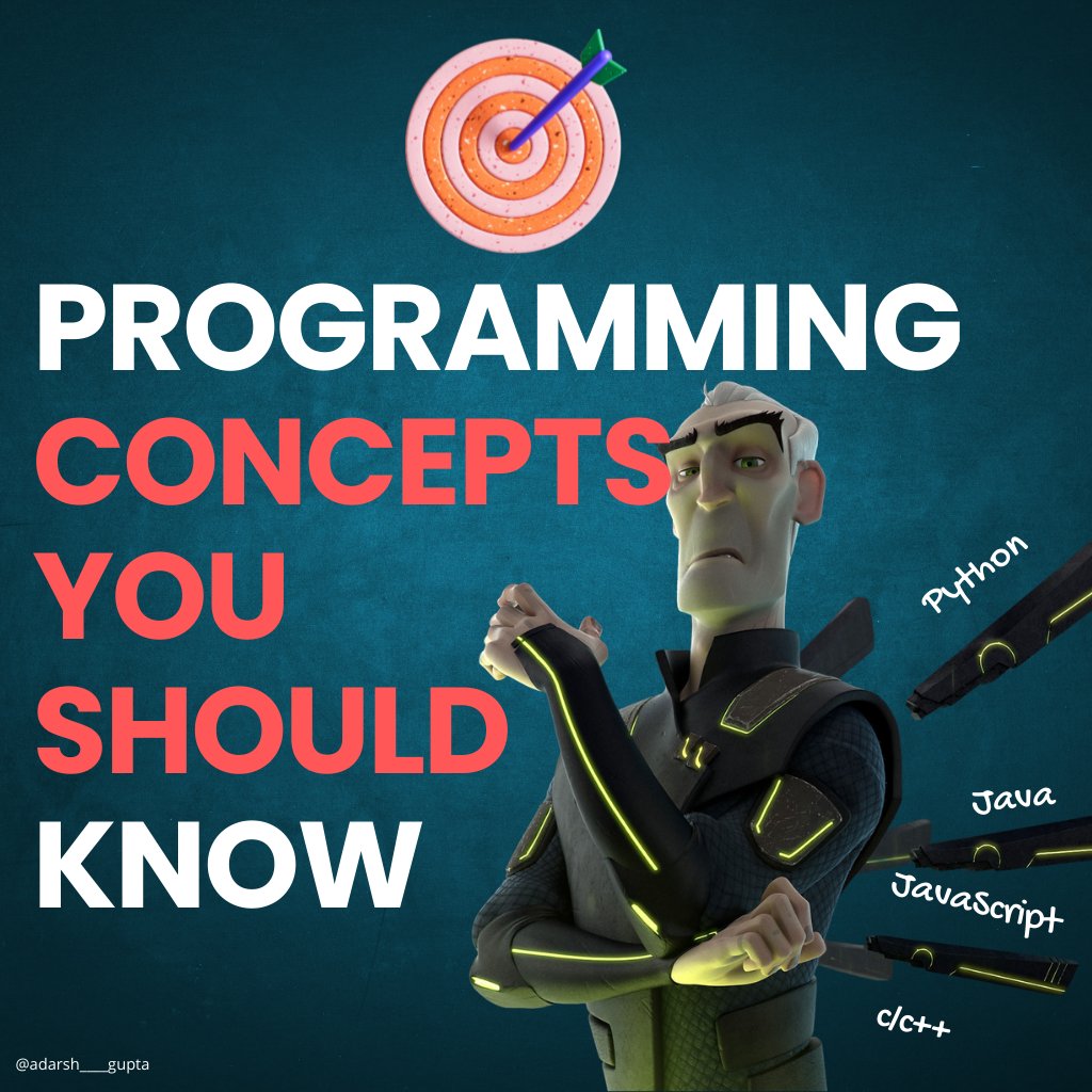 ⭐ Programming Concepts you Should know Irrespective of the language ⭐ ...