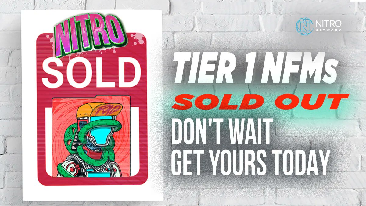 Nitro Network 🔺 on Twitter: "You missed Tier 1 NFMs, BUT Tier 2 & T3 NFMs are STILL available ...