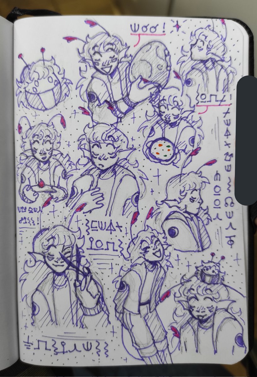 「stress monster syndrome: when instead of thoughts there's ju」helianの漫画