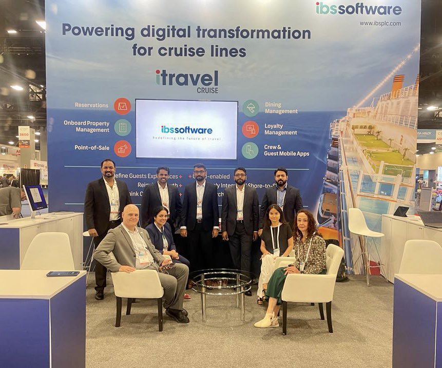 IBS Software at Seatrade Cruise Global, Miami, FL April 2022 / Twitter