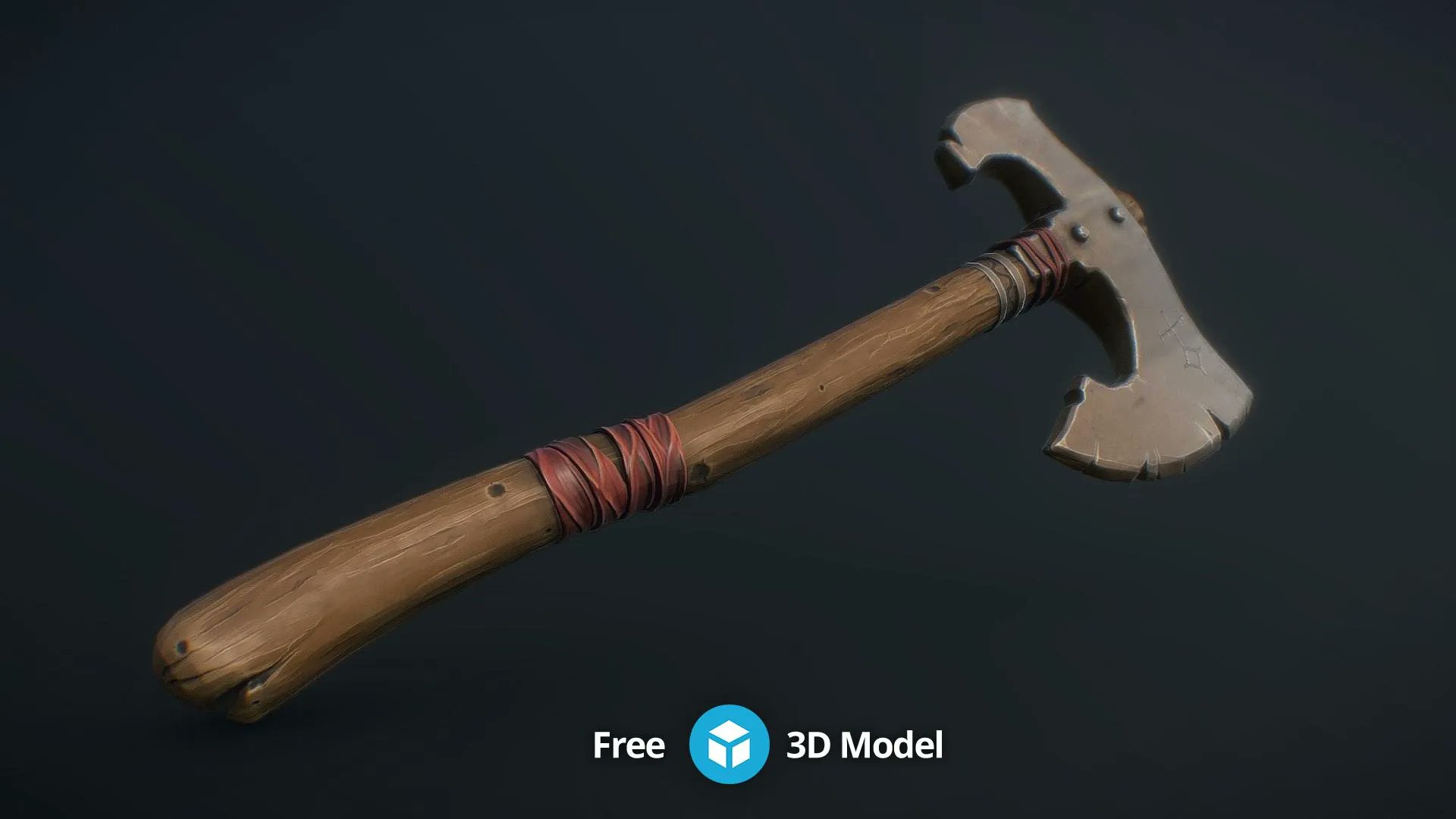 Sketchfab on Twitter: "Free #creativecommons 3D model download: 'Stylized Axe' by jellystuff 👉 ...