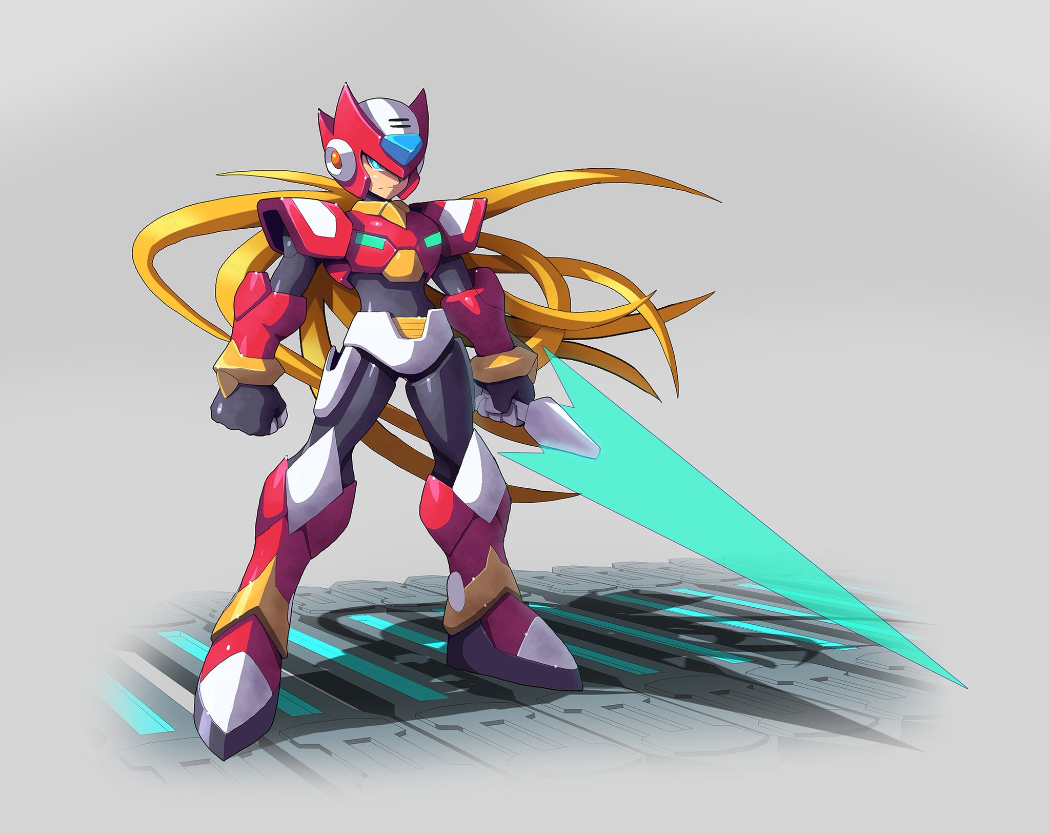 ultimatemaverickx on Twitter: "Zero (MMX design) and Zero (MMZ design) fusion. #Megaman https ...