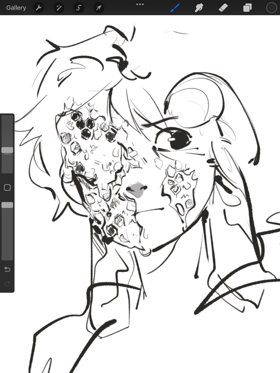 「Sketching and underestimating how hard honeycomb is to draw 」Alder 🎣 ...