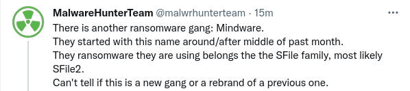 MalwareHunterTeam on Twitter: "(Yes, I know there are some typos in the tweet, fuck no edit ...